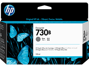 HP 730B 130-ml Gray DesignJet Ink Cartridge (3ED44A) - Shop HP.com India