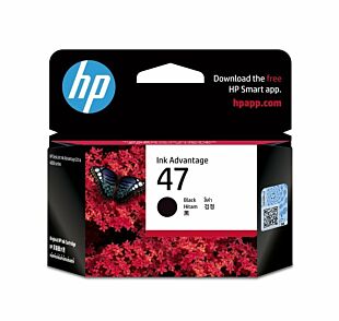 HP 47 Black Original Cartridge (6ZD21AA) - Shop HP.com India