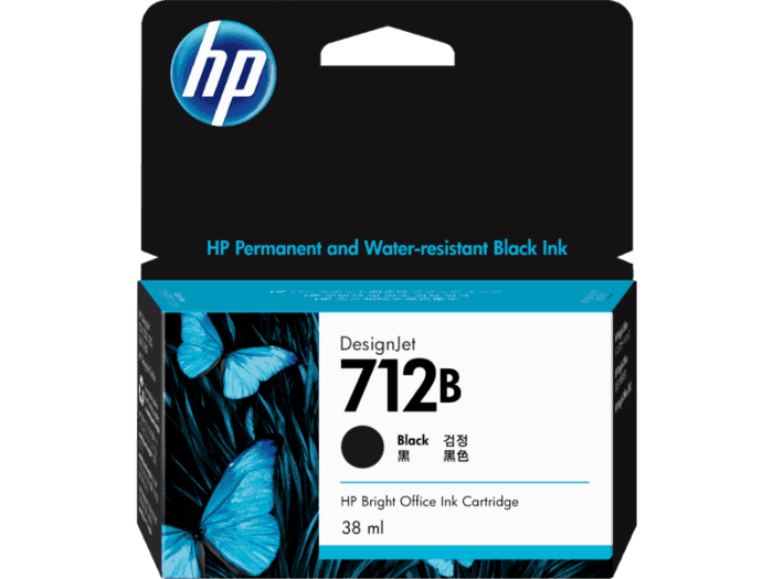 HP 712B 38-ml Black DesignJet Ink Cartridge | HP Store India