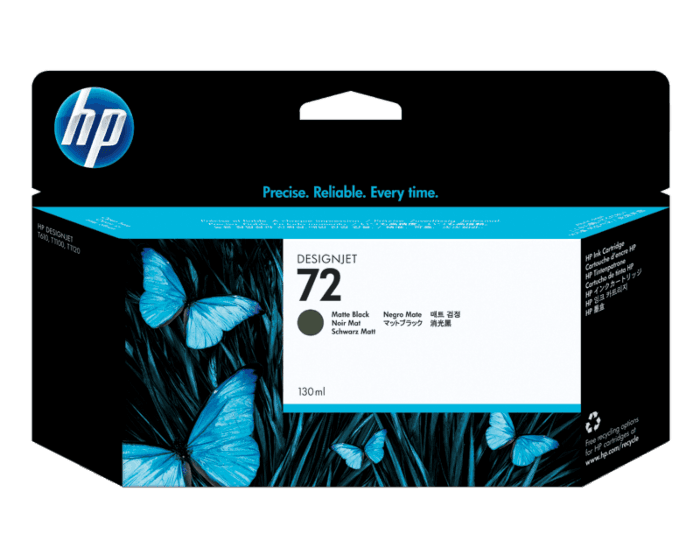 HP 72B 130-ml Matte Black DesignJet Ink Cartridge (3WX06A) - Shop HP ...