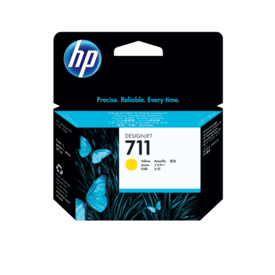 HP 711 29-ml Yellow DesignJet Ink Cartridge (CZ132A) - Shop HP.com India